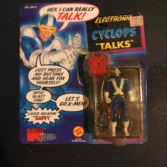 Toybiz | Toys | Vintage 991 Marvel Xmen Electronic Cyclops Talks Action ...